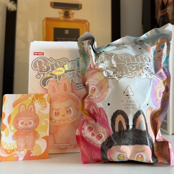 POP MART | Toys | Labubu Big Into Energy Happiness Popmart Plush Doll ...